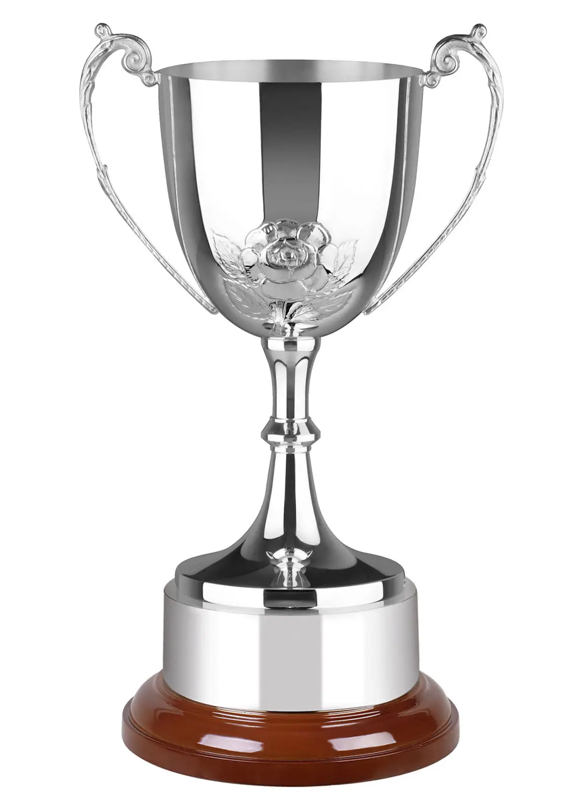 Silver Plated English Rose Award - SilverTrophy