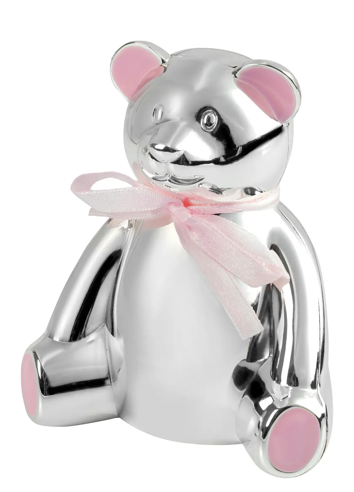 Pink Teddy Bear Money Box - SilverTrophy