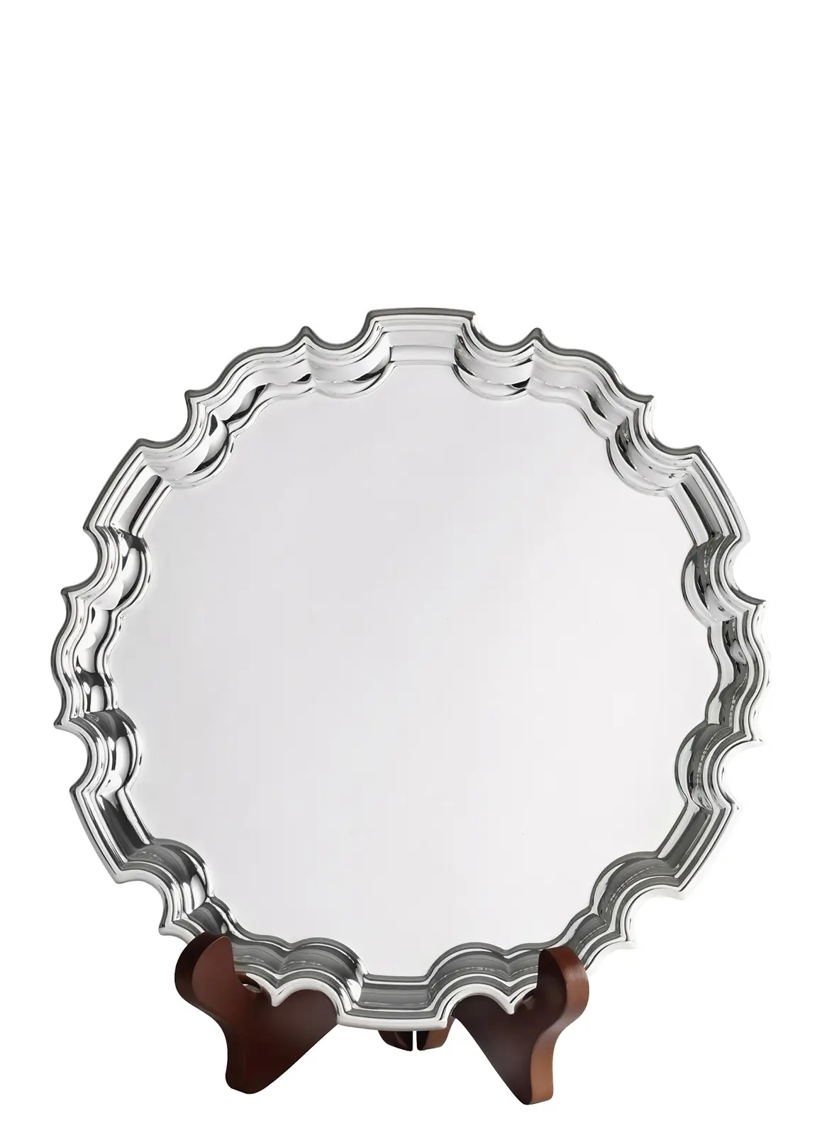 Silver Plated Chippendale Tray - Handmade in Britain by Swatkins