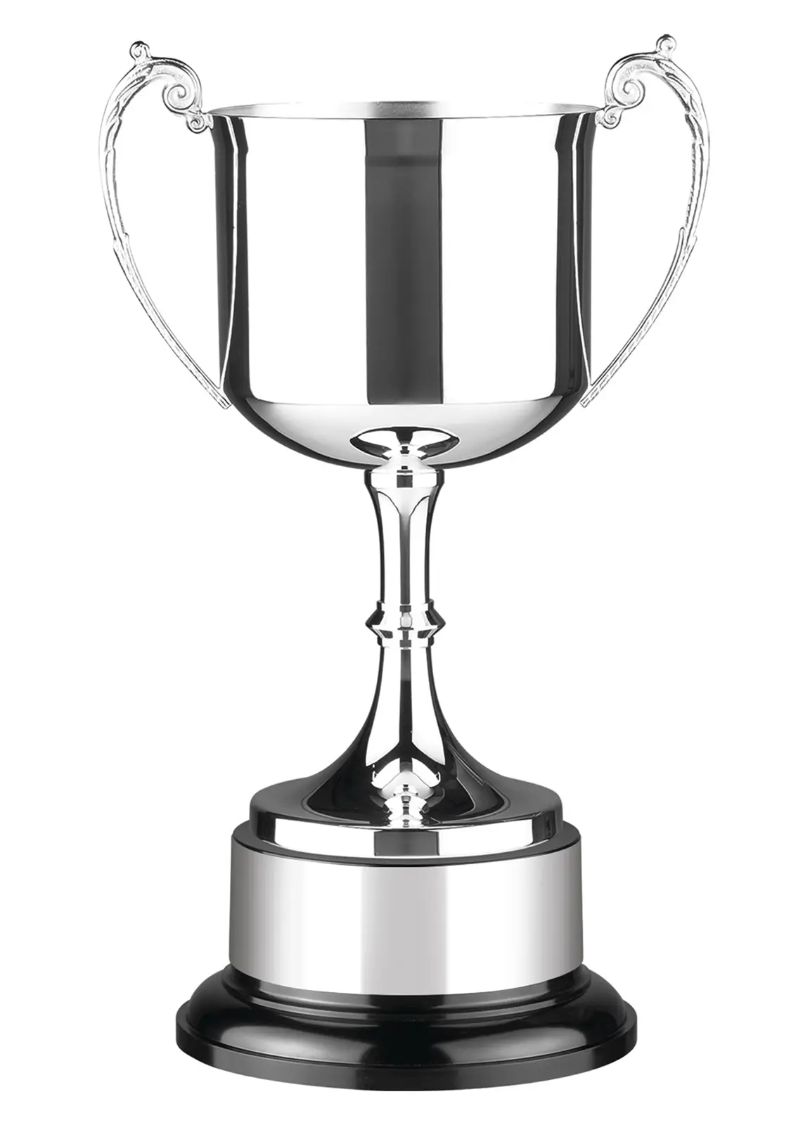 Silver Plated Patriot Award on Round Base - SilverTrophy