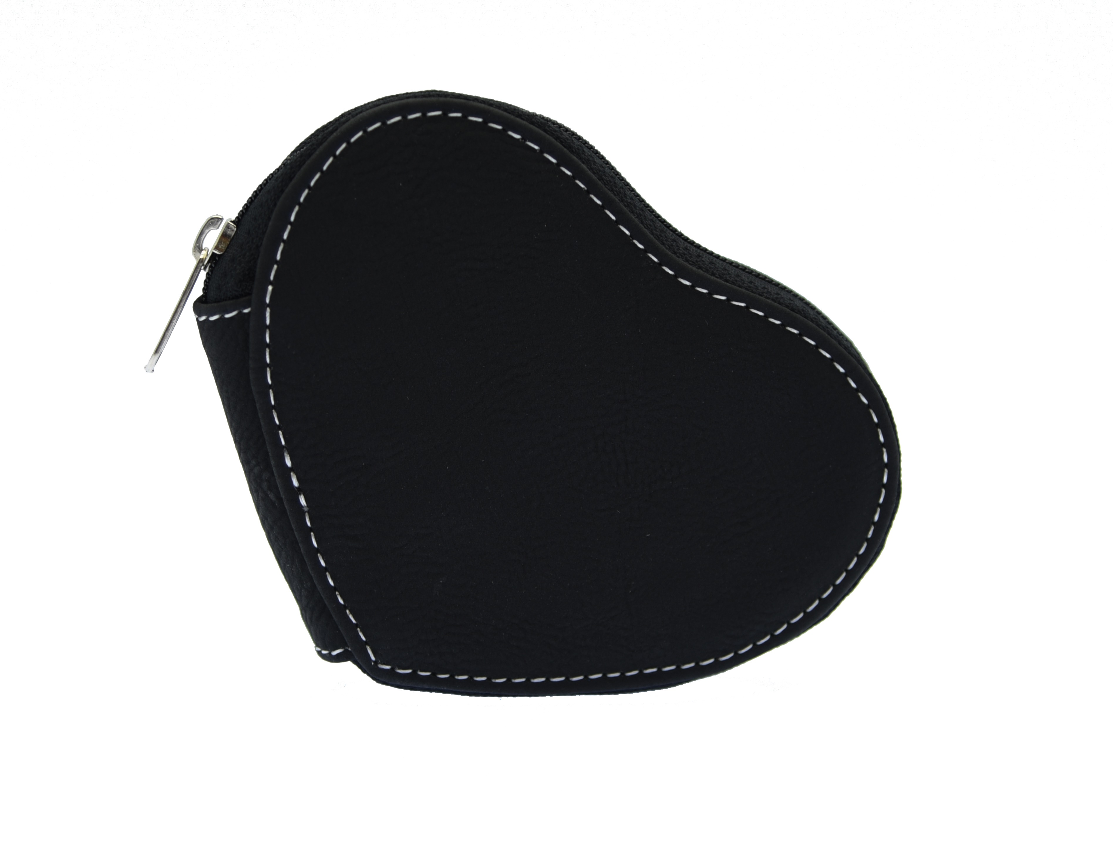 Heart Shape Leatherette Coin Purse - SilverTrophy
