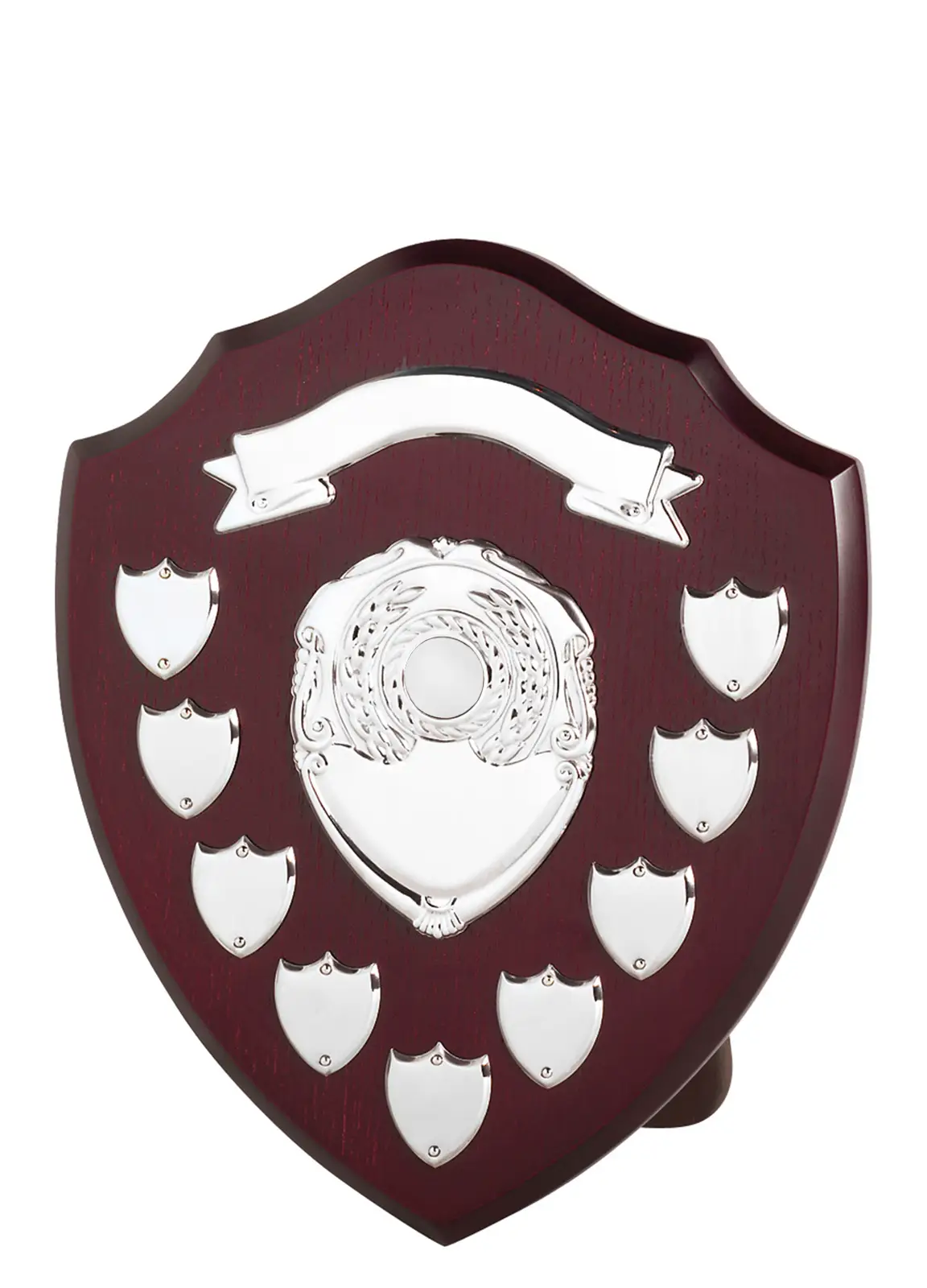 12" Traditional Presentation Shield - SilverTrophy