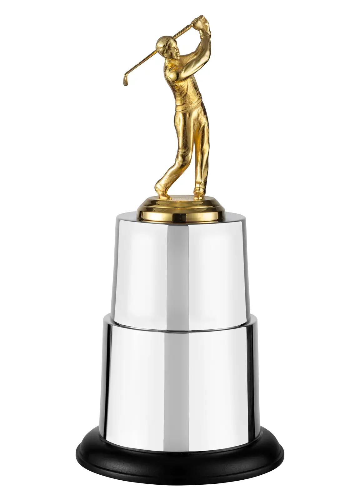 Golf Figure Winners Trophy - SilverTrophy
